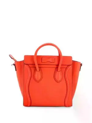 Celine Luggage Bag Grainy Leather Nano Crossbody Bag