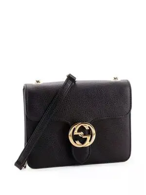 Gucci Interlocking Leather Shoulder Bag