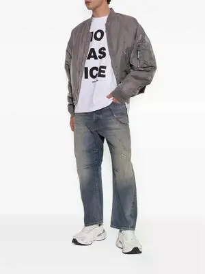 Dsquared2 Logo-patch Bomber Jacket - Grey
