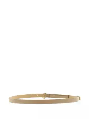 Fabiana Filippi Leather Knot-buckle Belt - Neutrals