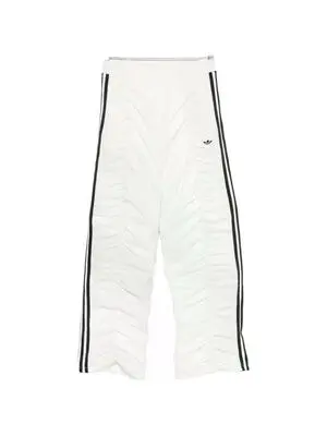 Adidas Sporty Tp Ruched Side-stripe Track Pants