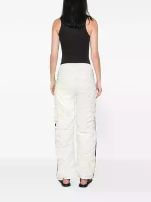Adidas Sporty Tp Ruched Side-stripe Track Pants