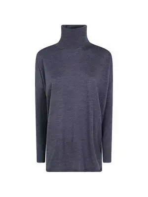 GENTRYPORTOFINO Roll-neck Wool Sweater - Grey