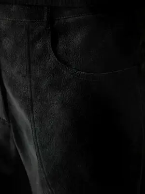 Liu Jo Suede-effect Panelled Trousers