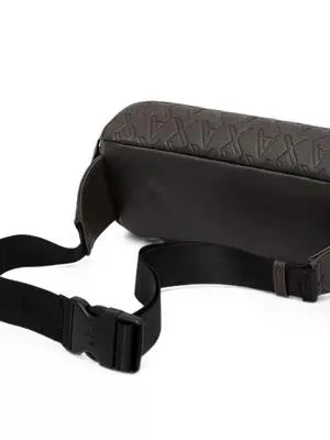 Armani Exchange All-over Logo-embossed Belt Bag