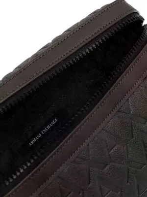 Armani Exchange All-over Logo-embossed Belt Bag