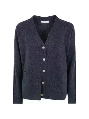 JCSOPHIE V-neck Patch-pocket Cardigan