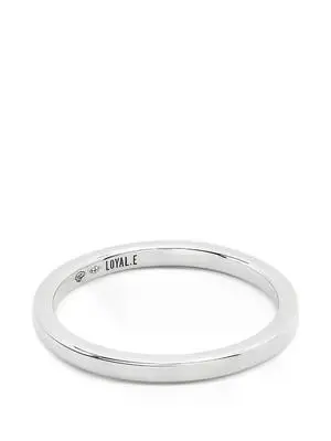 LOYAL.E PARIS Absolu Ribbon Ring In 18k White Gold