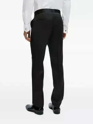 BOSS Slim-fit Tuxedo Trousers With Silk-blend Trims
