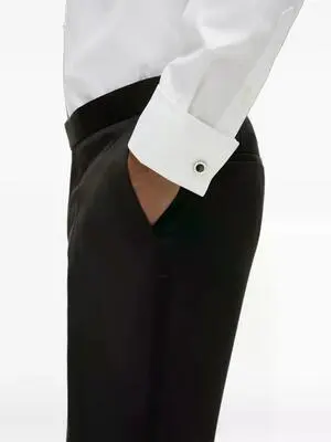 BOSS Slim-fit Tuxedo Trousers With Silk-blend Trims
