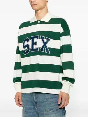 CARNE BOLLENTE Striped-pattern Polo Shirt