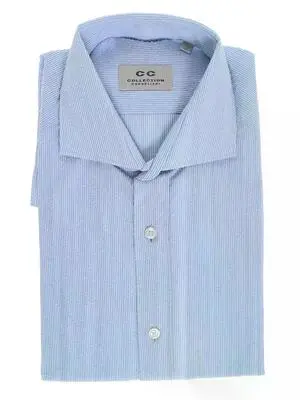 Corneliani Striped Long-sleeve Shirt