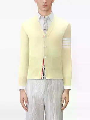 Thom Browne Merino Wool 4-bar Classic V-neck Cardigan