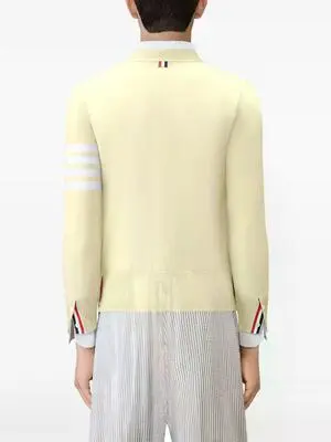 Thom Browne Merino Wool 4-bar Classic V-neck Cardigan