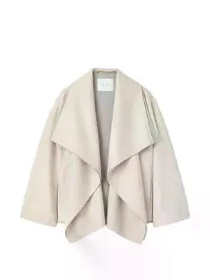 RETORI Retrore Shawl-collar Open-front Jacket - Neutrals