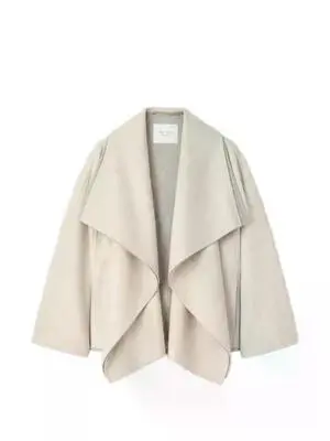 RETORI Retrore Shawl-collar Open-front Jacket - Neutrals