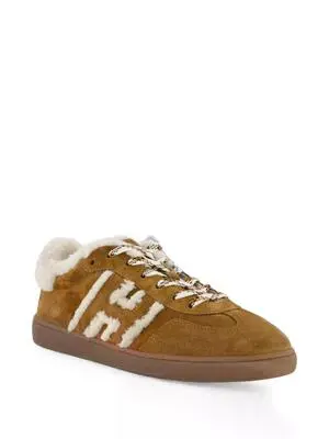 Hogan H86 Shearling Trim Sneakers