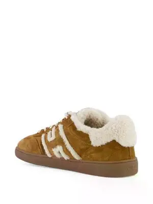 Hogan H86 Shearling Trim Sneakers