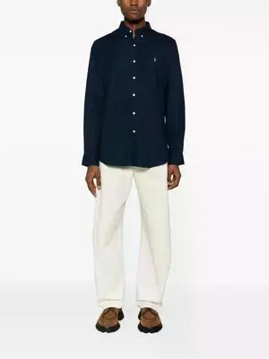 Polo Ralph Lauren Embroidered-logo Button-down Shirt