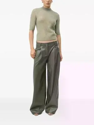 BOSS Knitted Sweater In A Ribbed Alpaca Blend