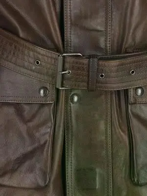 Belstaff Trialmaster Belted Leather Jacket