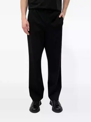 BOSS Elasticated-waistband Trousers - Black