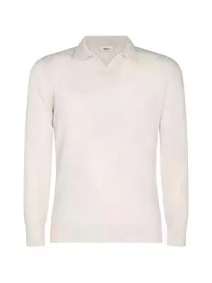 Altea Spread-collar Knitted Sweater - Neutrals