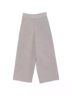 YERSE Wide-leg Jersey Trousers