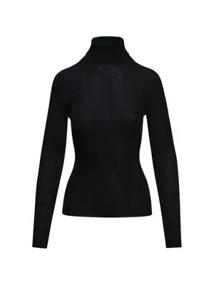 Essentiel Antwerp Kelmuse2 Ribbed-knit Turtleneck Sweater - Black