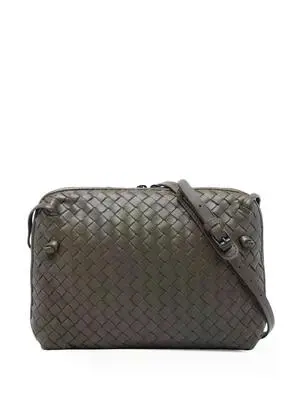 Bottega Veneta 2012-2026 Nappa Intrecciato Nodini Crossbody Bag - Brown