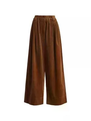 Essentiel Antwerp Pleated Corduroy Trousers - Brown