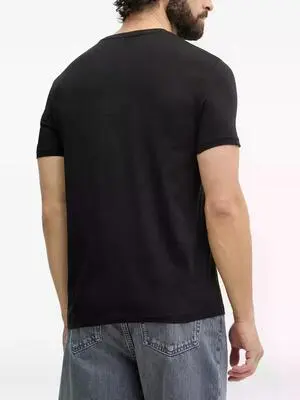 Armani Exchange Graphic-print Logo-patch T-shirt
