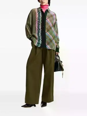 Essentiel Antwerp Korrupt Stud-embellished Pleated Trousers