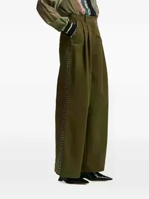 Essentiel Antwerp Korrupt Stud-embellished Pleated Trousers