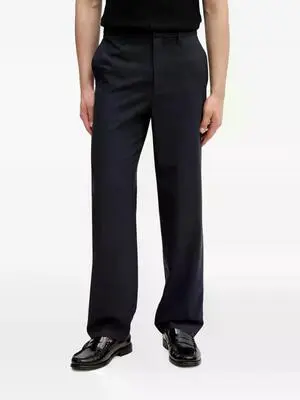 Rag & Bone Wool Tailored Trousers - Blue