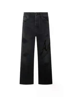 Amiri Crystal-embellished Jeans