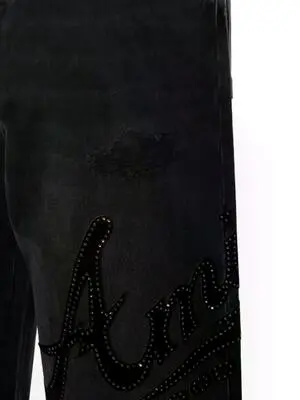 Amiri Crystal-embellished Jeans