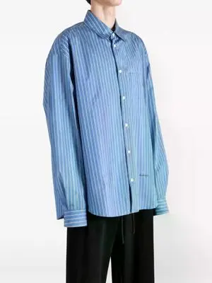 Marni Vertical-stripe Long-sleeve Shirt