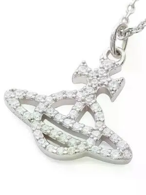 VIVIENNE WESTWOOD Orb Rhinestone Necklace