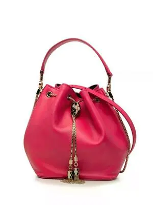 BVLGARI Leather Serpenti Forever Bucket Bag - Pink