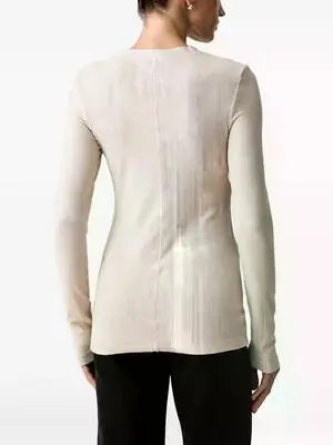 Marc O'polo Ribbed-knit Long-sleeve T-shirt