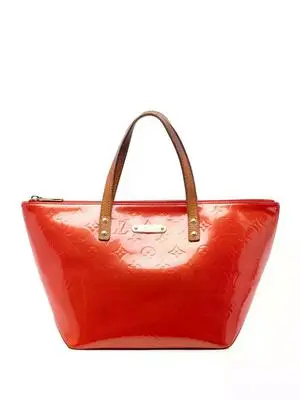 LOUIS VUITTON 2009 Monogram Vernis Bellevue Pm Handbag - Red