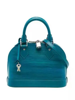 LOUIS VUITTON 2013 Epi Alma Bb Satchel - Blue
