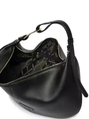 Armani Exchange Grained-effect Shoulder Bag