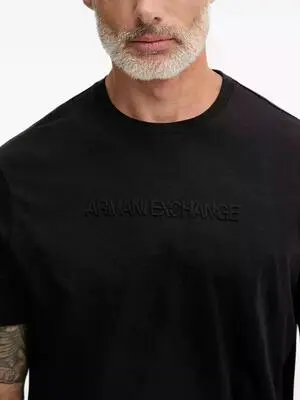 Armani Exchange Logo-embroidered T-shirt