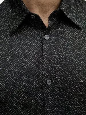Armani Exchange Logo-print Long-sleeved Shirt