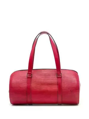 LOUIS VUITTON Epi Soufflot Handbag - Red