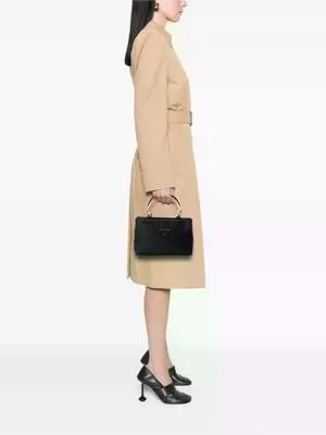 Prada Tessuto Metal Handle Bag
