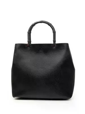 Gucci Pigskin Bamboo Tote Bag