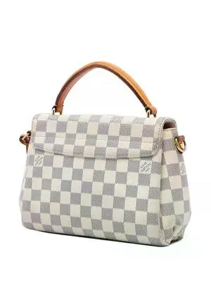 LOUIS VUITTON 2017 Damier Azur Croisette Satchel